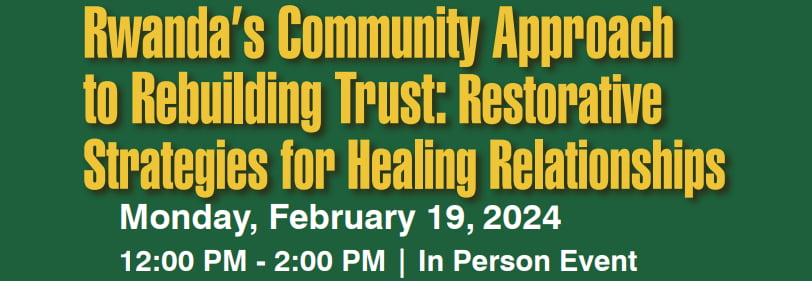 Rwanda’s Community Approach to Rebuilding Trust - Sam & Sara Schoffer ...